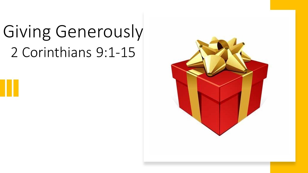 Giving Generously | Parkerville Baptist Church